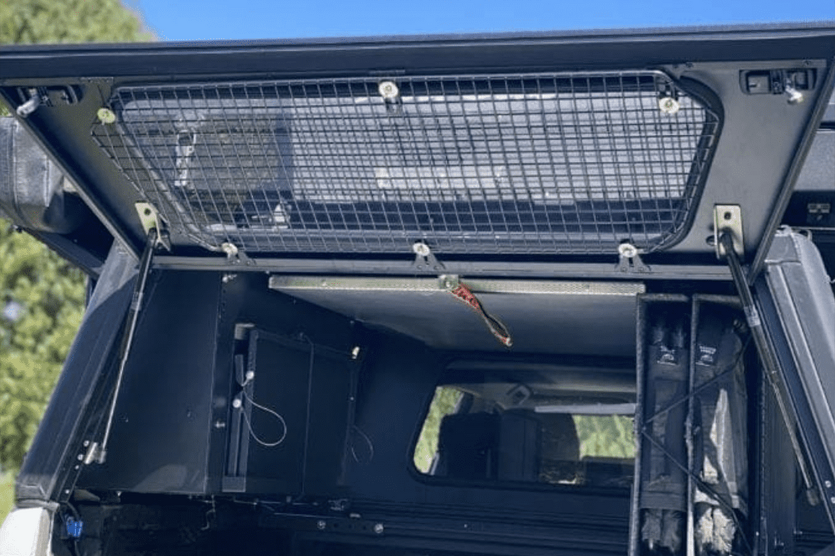 Explorer Security Window Grid | Canopy Storage | Theft Protection – alu-cab