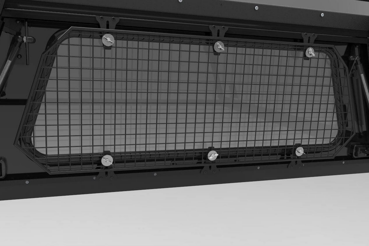 Explorer Security Window Grid | Canopy Storage | Theft Protection – alu-cab