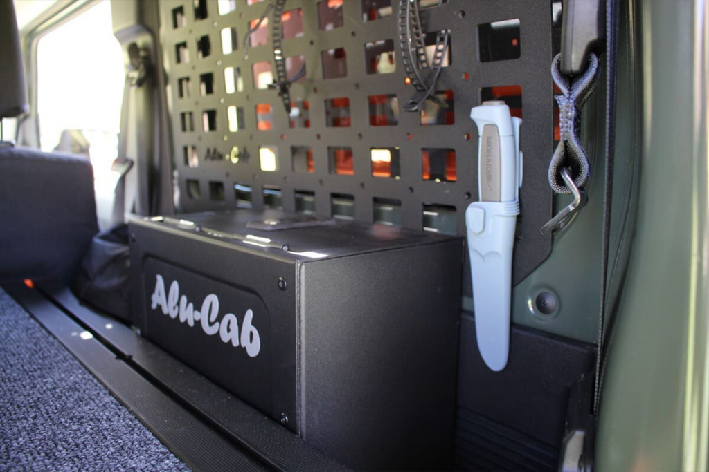 Jimny Lockable Storage & Speaker Box | Secure Cabin Storage – alu-cab