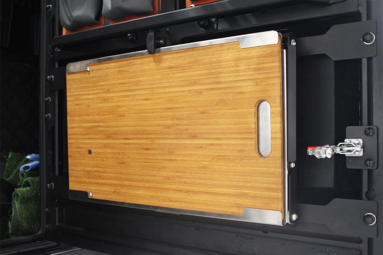 Canopy Camper Rear Drop-Down Table & Mounting Bracket | Compact Rear ...
